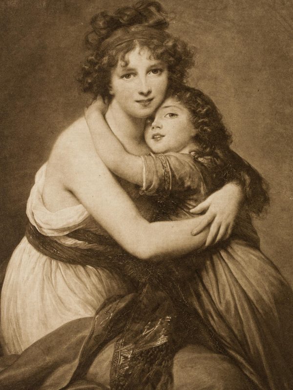 Nach VIGÉE-LEBRUN (*1755), Die Künstlerin mit ihrer Tochter (1798), 1905,